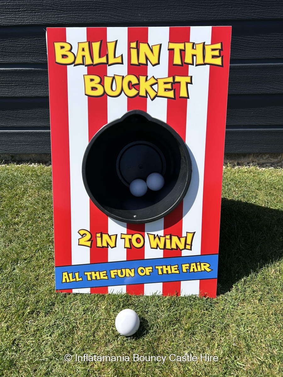 Ball in The Bucket Carnival Game - Bouncy Castle Hire in Derby ...
