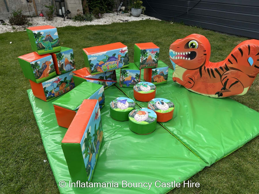 Dinosaur Soft Play with Dino Rocker - Bouncy Castle Hire in Derby ...